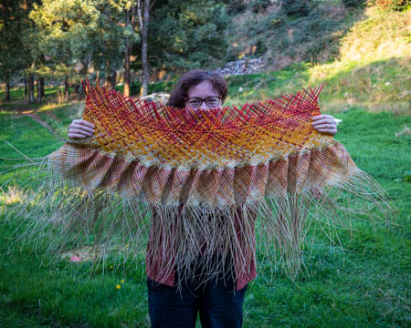 harakeke wall hanging finished – Birgit Moffatt